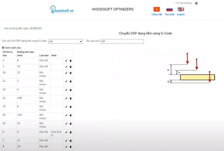 Miễn phí tính năng xuất file G-Code thay cho Aspire : PHẦN MỀM SẢN XUẤT ĐỒ GỖ
